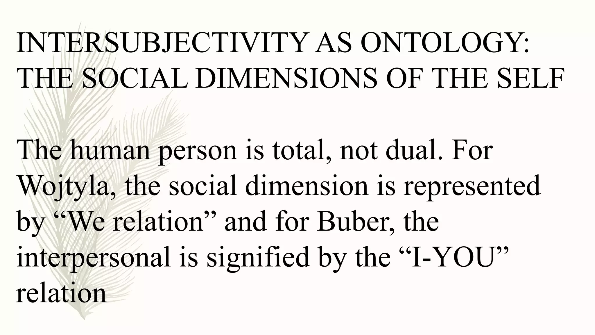 Intersubjectivity | PPTX