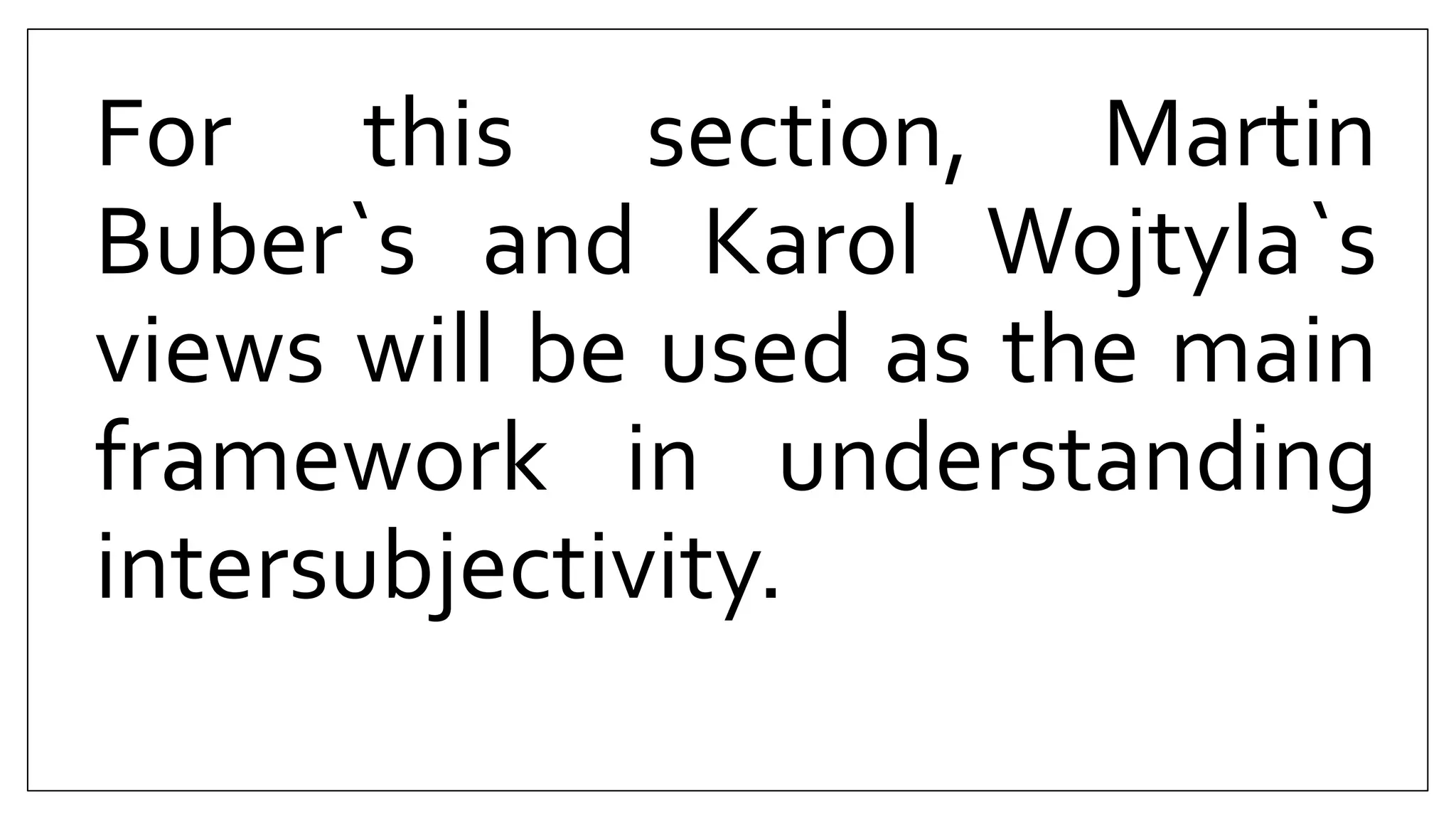 Intersubjectivity | PPTX