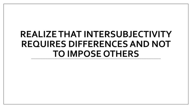 Intersubjectivity | PPTX