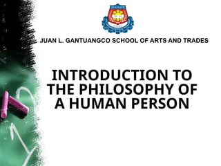 INTERSUBJECTIVITY OF A HUMAN PERSON.pptx