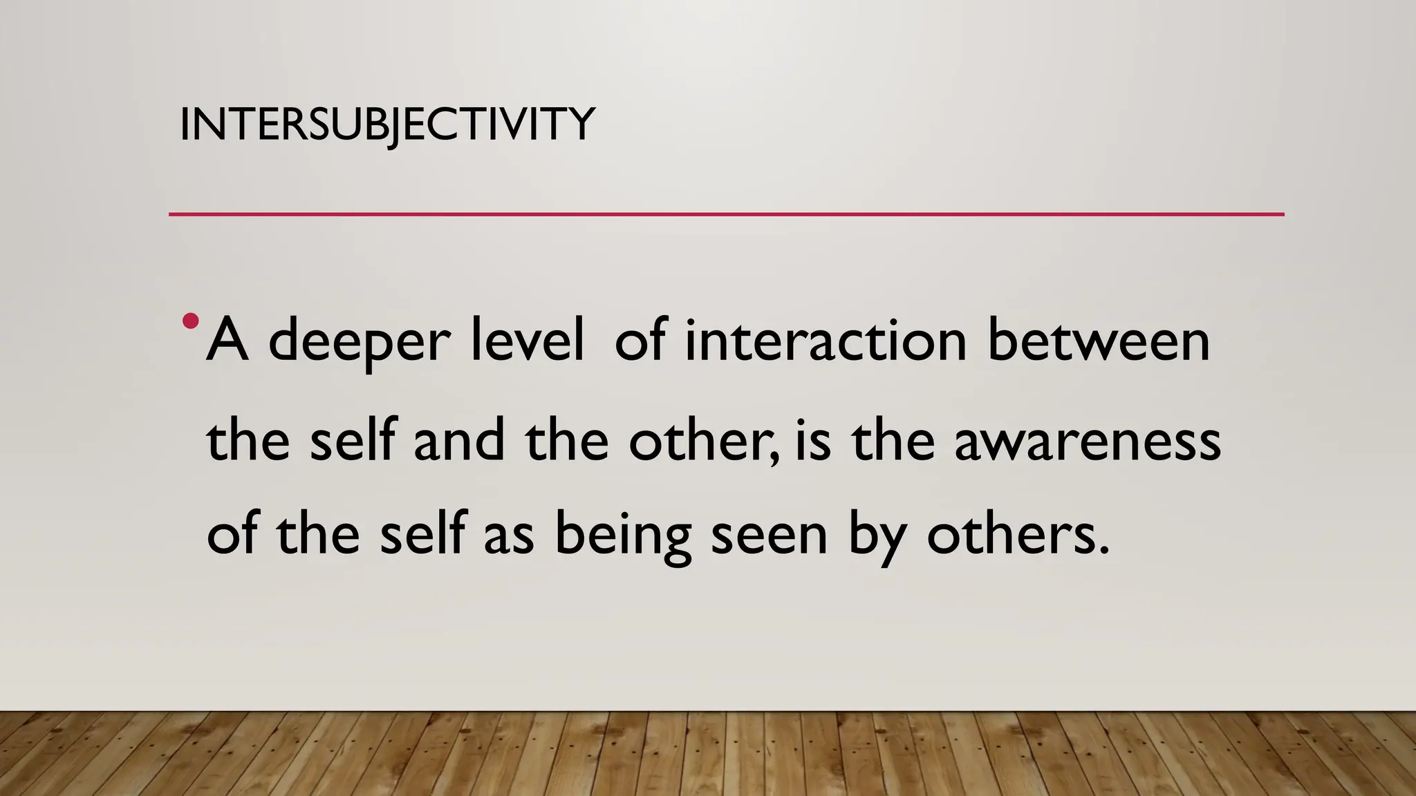 Intersubjectivity second quarter lesson in philopptx | PPTX