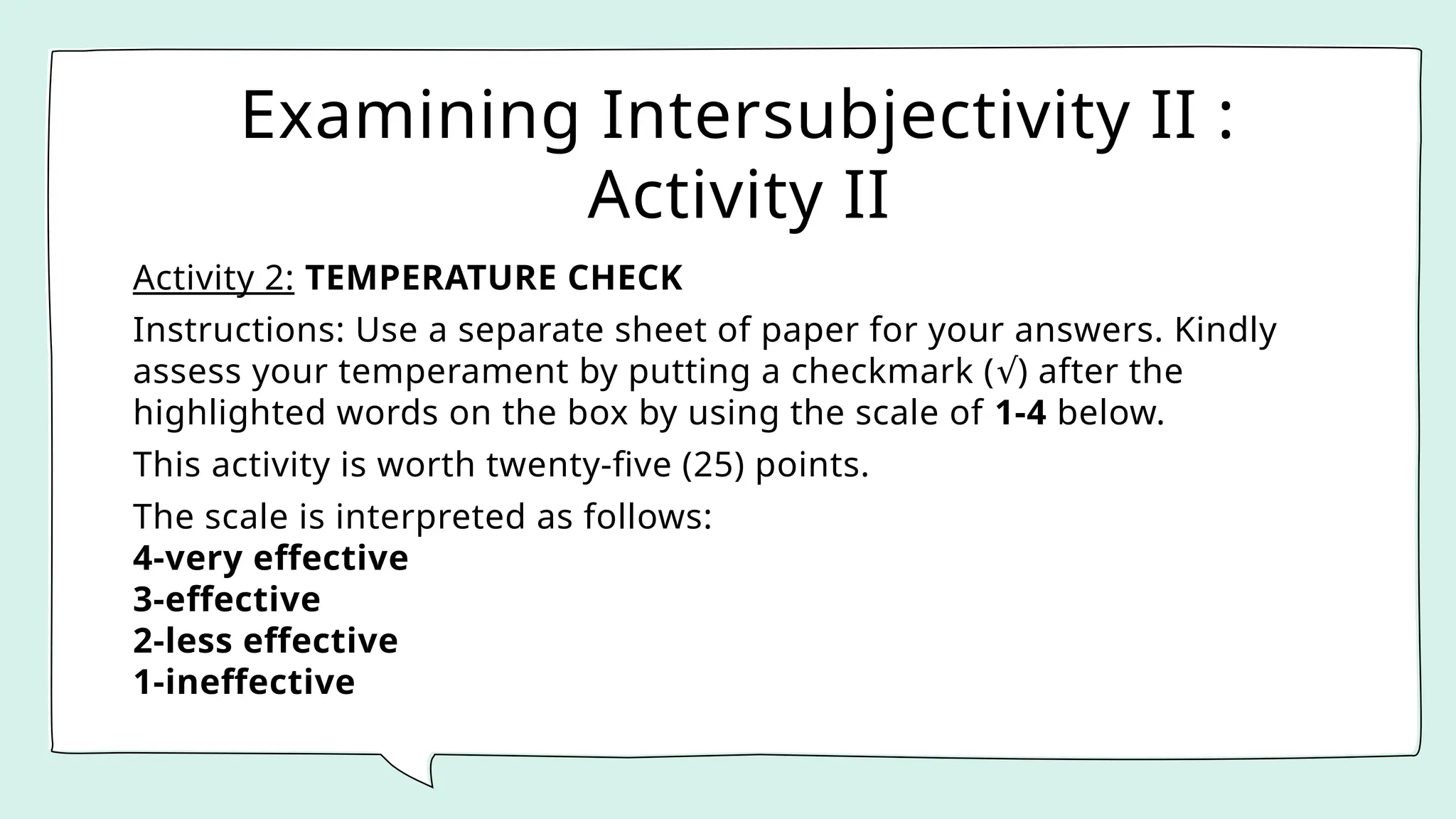 Introduction to the Philosophy of the Human Person - Intersubjectivity ...