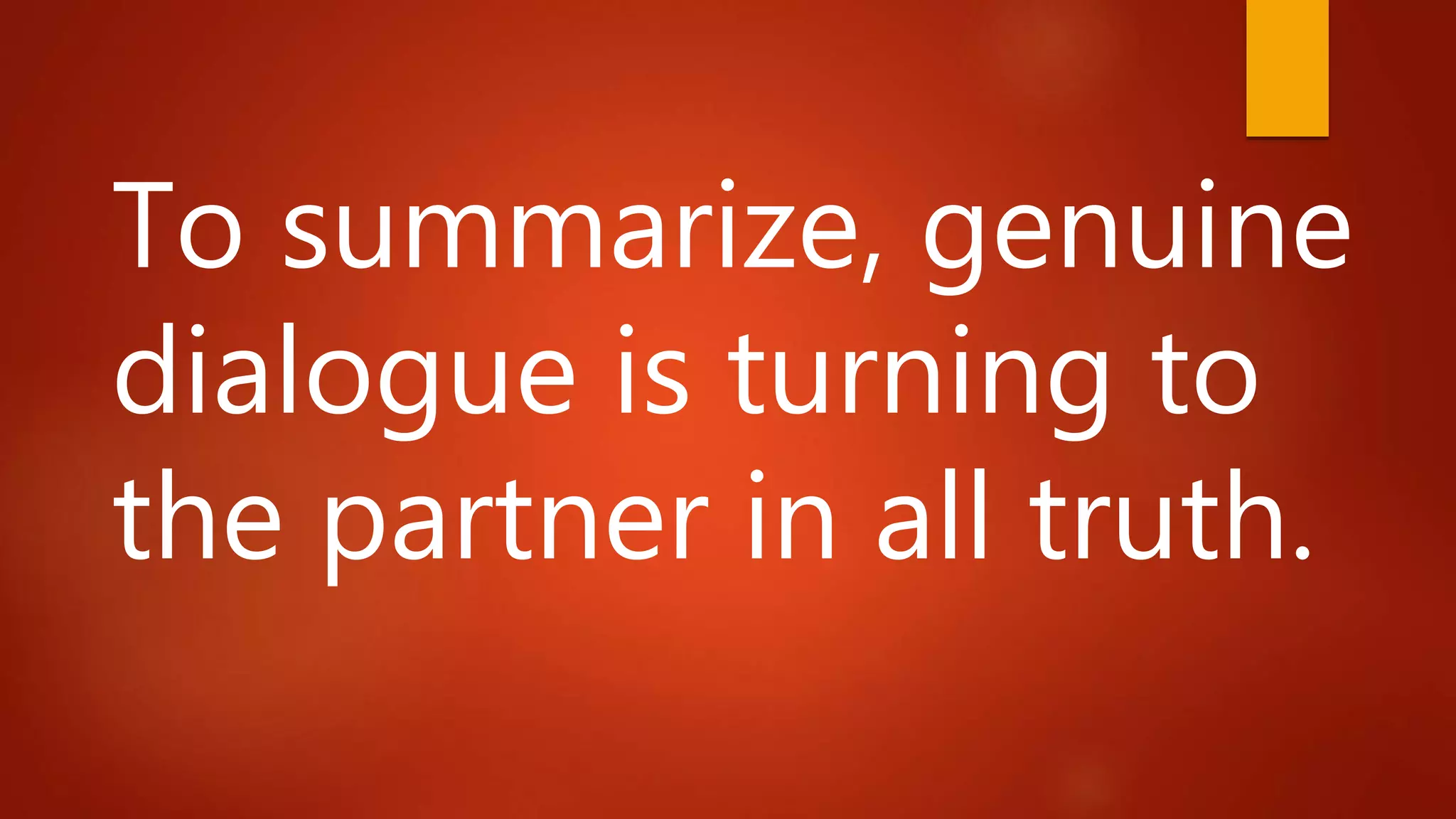 Intersubjectivity: Dialogue Vs Monologue | PPTX