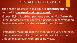 Intersubjectivity: Dialogue Vs Monologue | PPTX