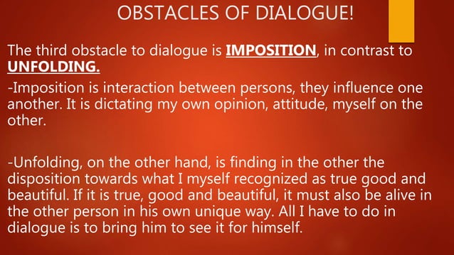 Intersubjectivity: Dialogue Vs Monologue | PPTX
