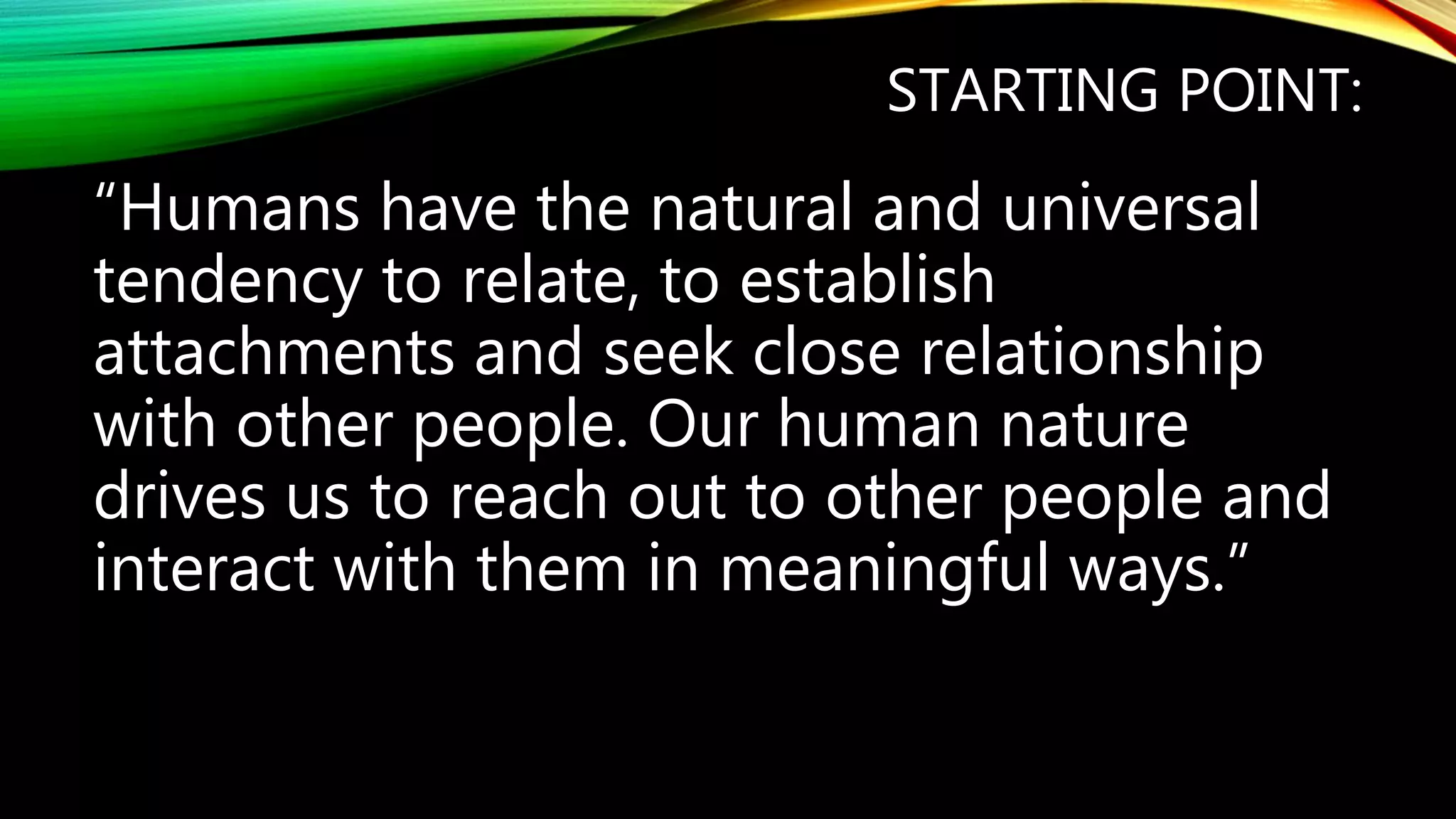 Intersubjectivity: Human Relations | PPTX