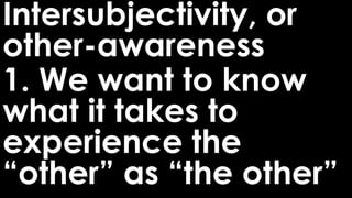 Intersubjectivity | PDF