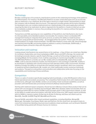 InterSystems IRIS Data Platform : Machine learning on the way | PDF