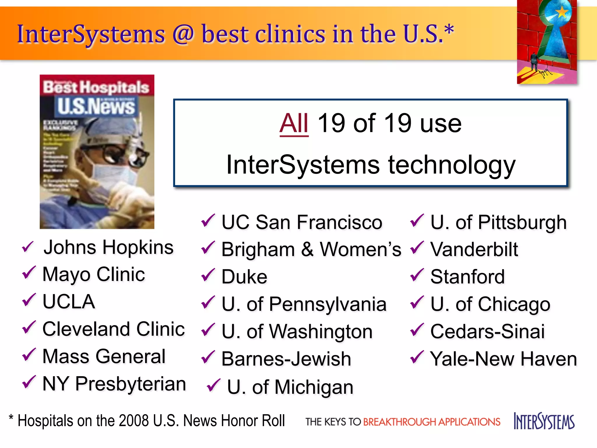 Intersystems technology for healthcare | PDF
