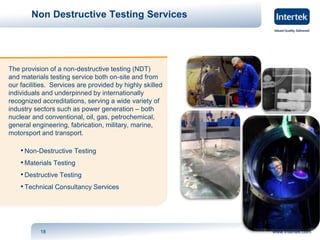 Intertek - Industry Services | PPTX
