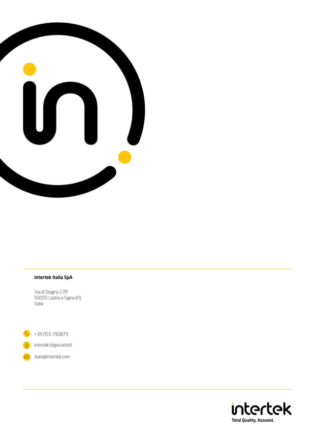 Intertek italia-qualita-totale-giocattolo | PDF