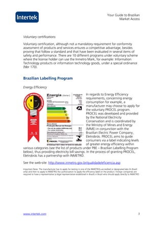 Intertek your guide-to_brazil_market_access your guide to brazilian ...