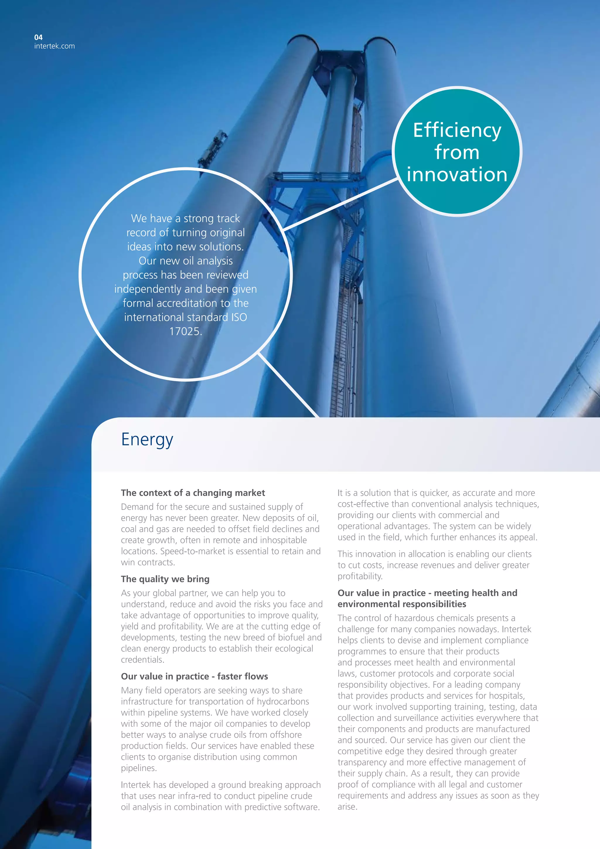 Intertek corporate brochure 2012 | PDF