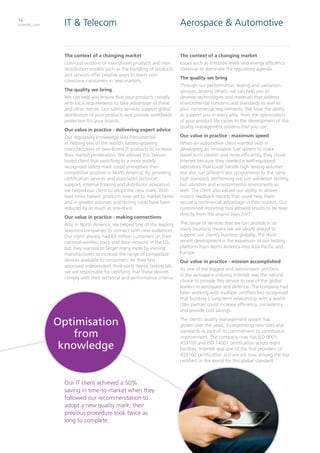 Intertek corporate brochure 2012 | PDF