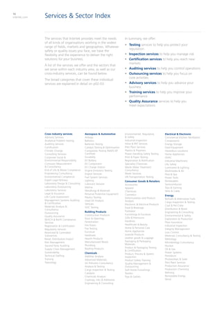 Intertek corporate brochure 2012 | PDF