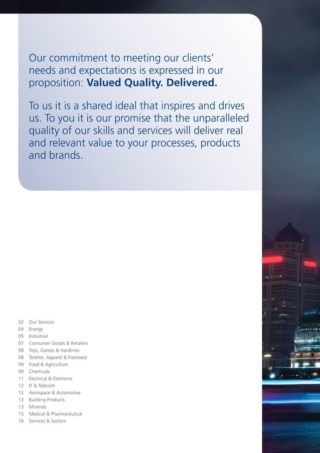 Intertek Corporate Brochure 2012 | PDF