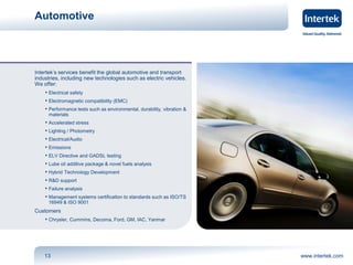 Intertek sales presentation v2 | PDF