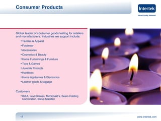 Intertek sales presentation v2 | PDF