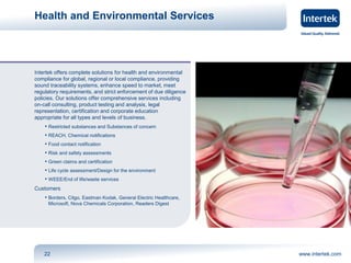 Intertek sales presentation v2 | PDF