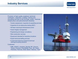 Intertek sales presentation v2 | PDF