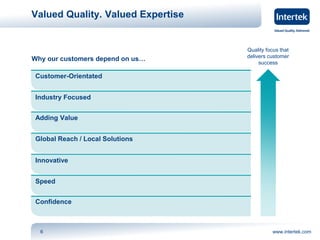 Intertek sales presentation v2 | PDF