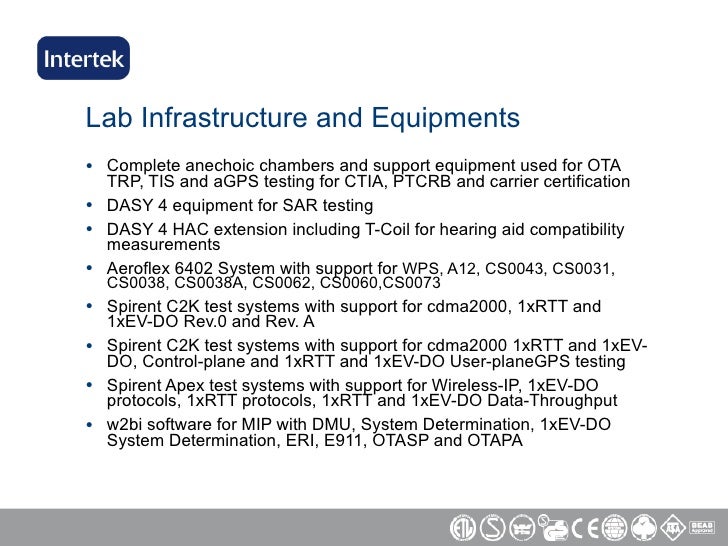 Intertek Testing Services Overview