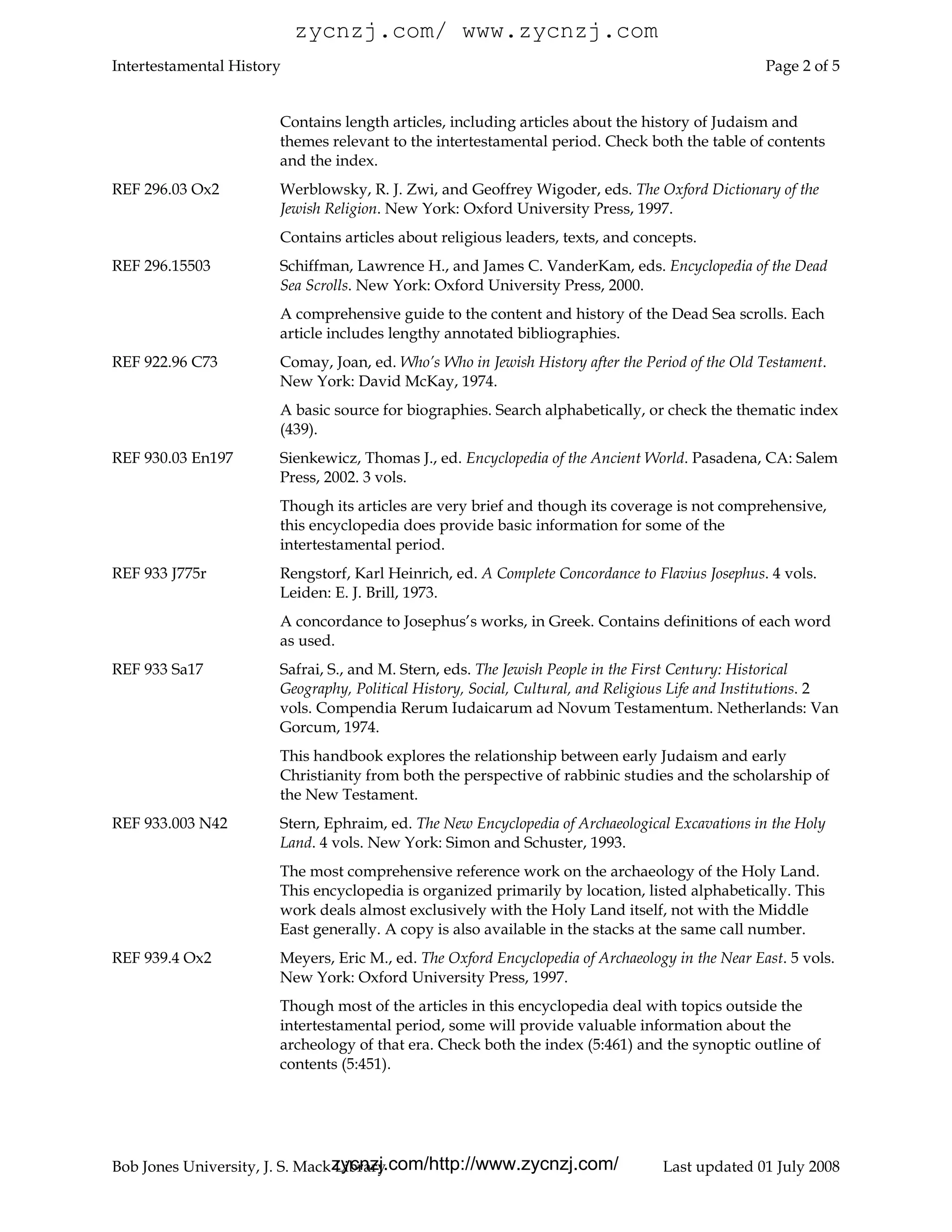 Intertestamental history | PDF