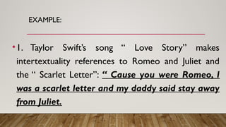 intertext.pptx reading and writing grade 11 | PPTX | Books and Literature