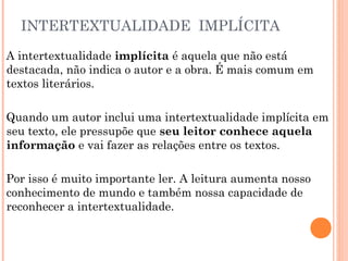 Intertextualidade | PPT