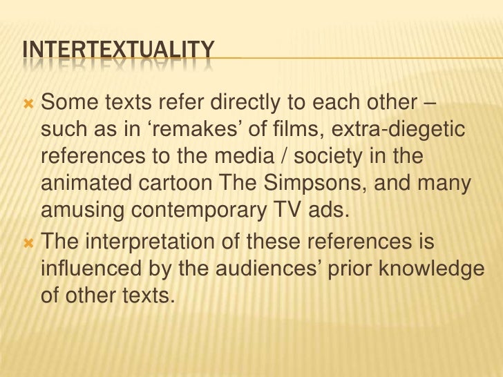 Intertextuality