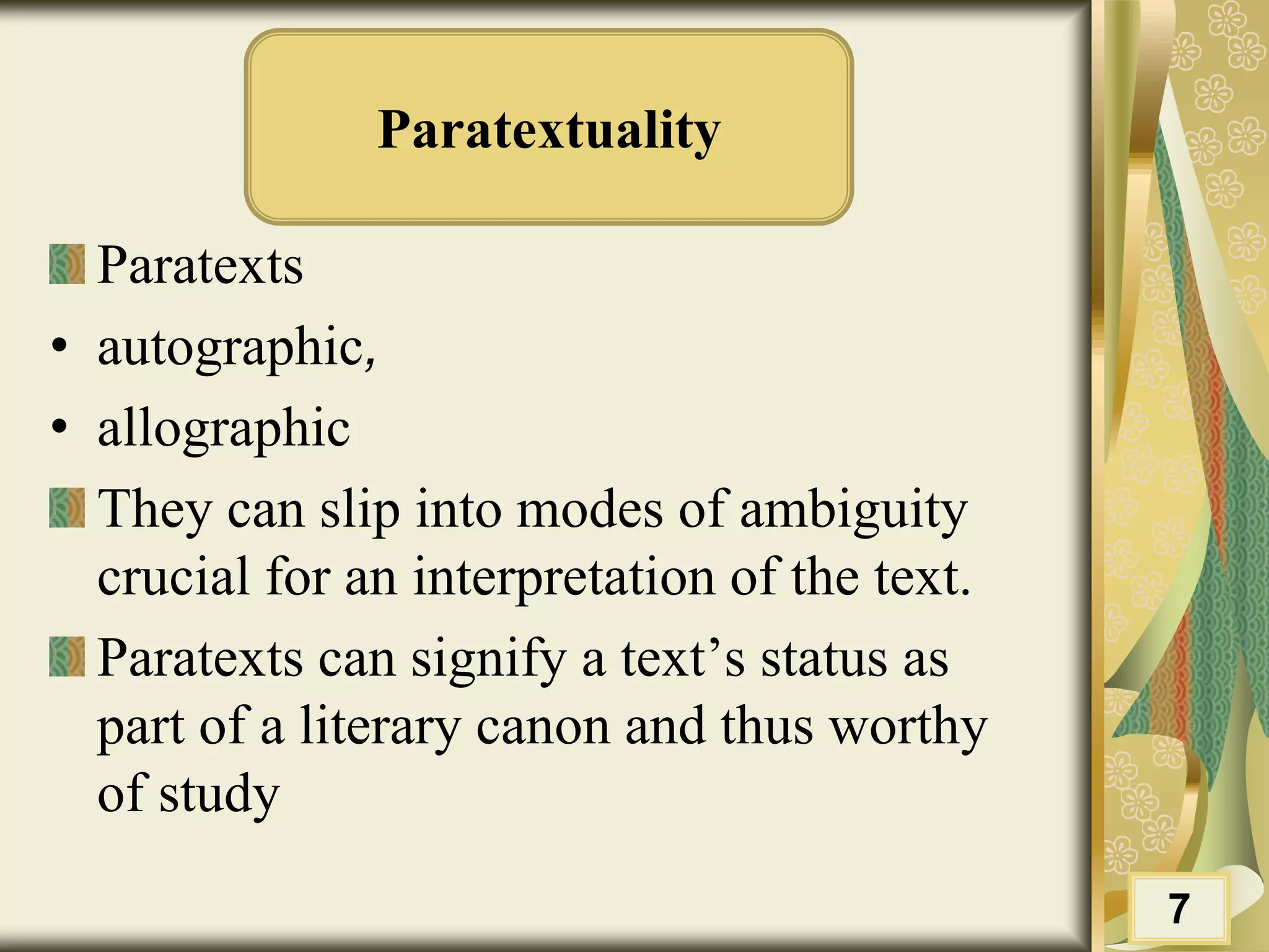 Intertextuality | PPTX