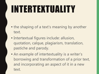 Intertextuality | PPT