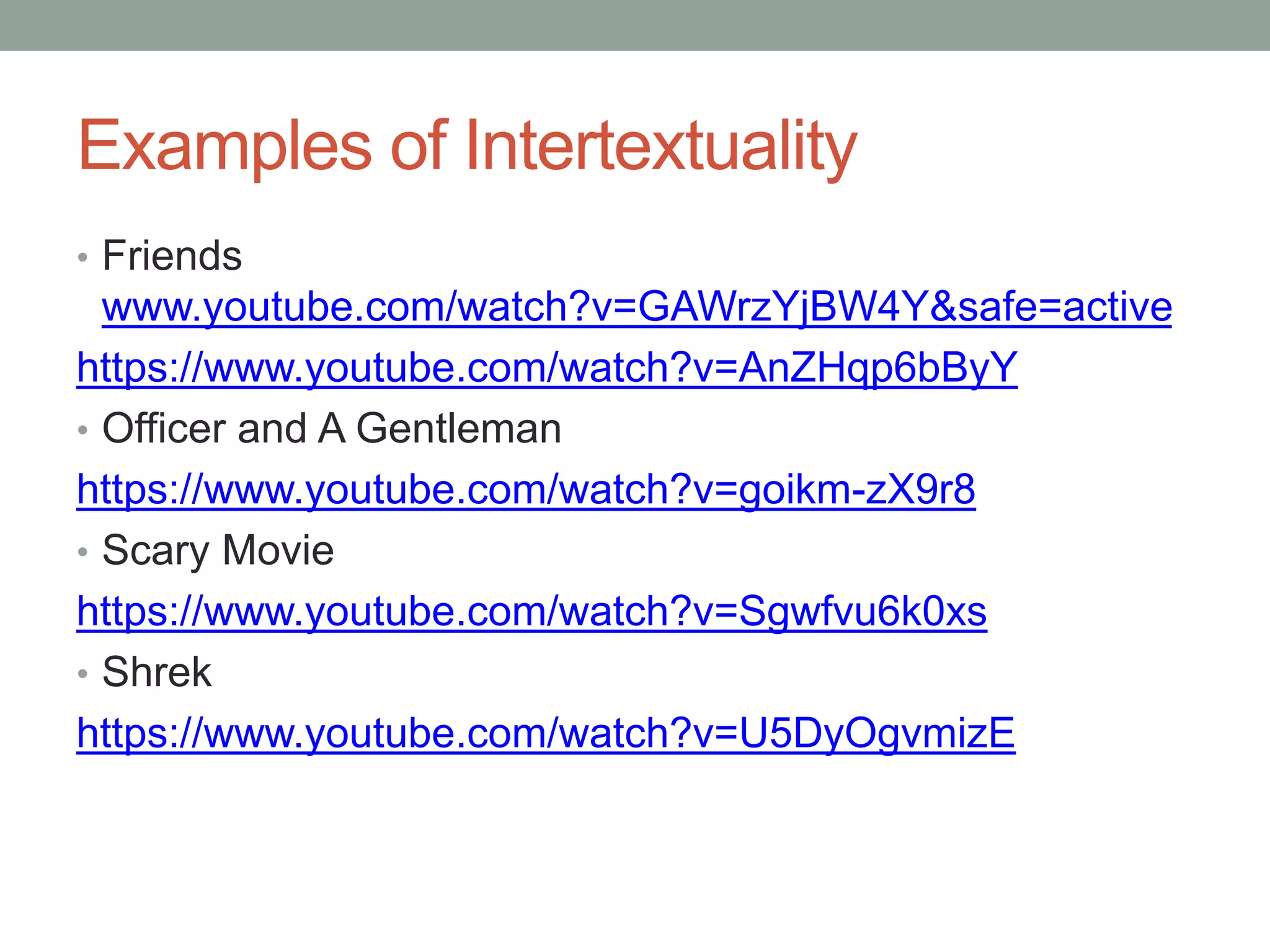 Intertextuality | PPTX