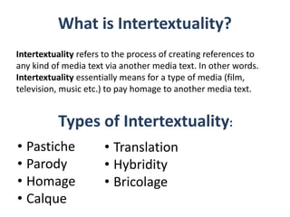 Intertextuality | PPT