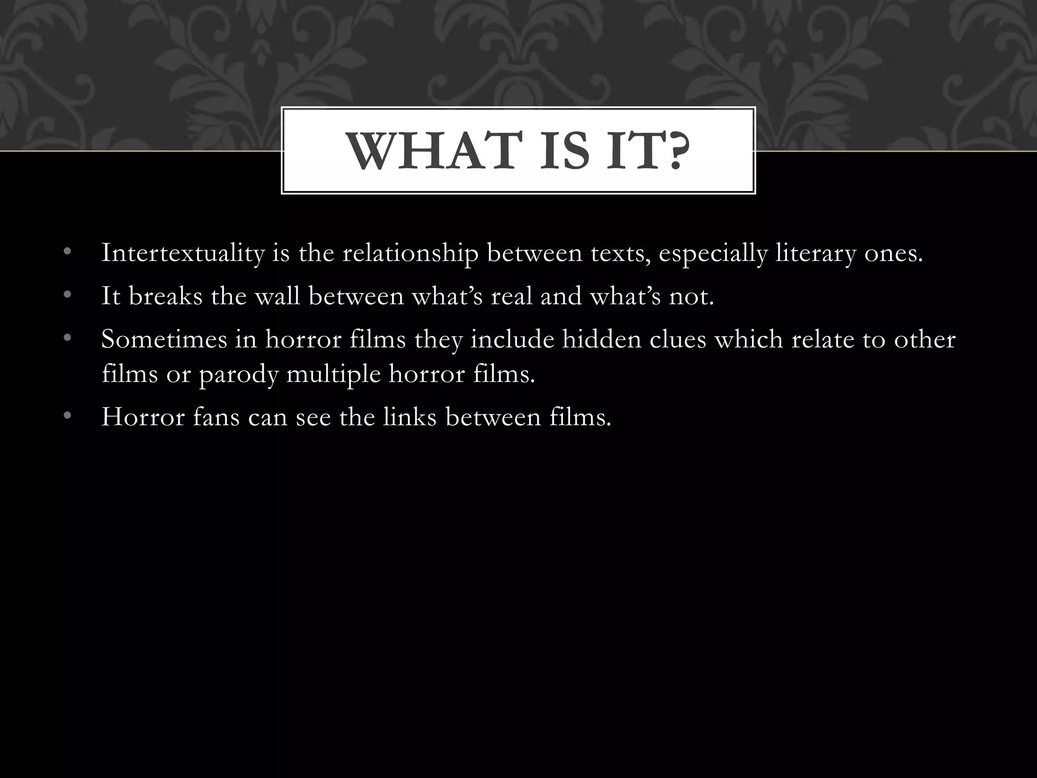 Intertextuality | PPTX