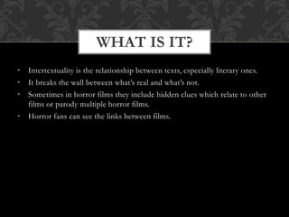 Intertextuality | PPTX