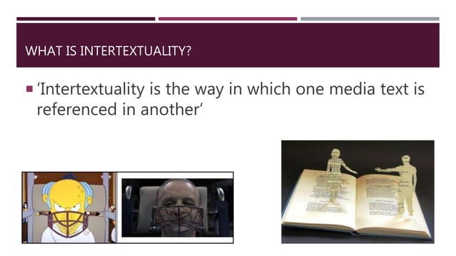 Intertextuality | PPT