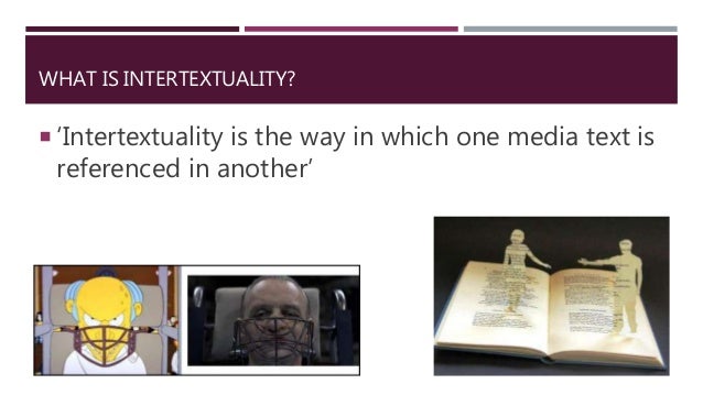 Intertextuality