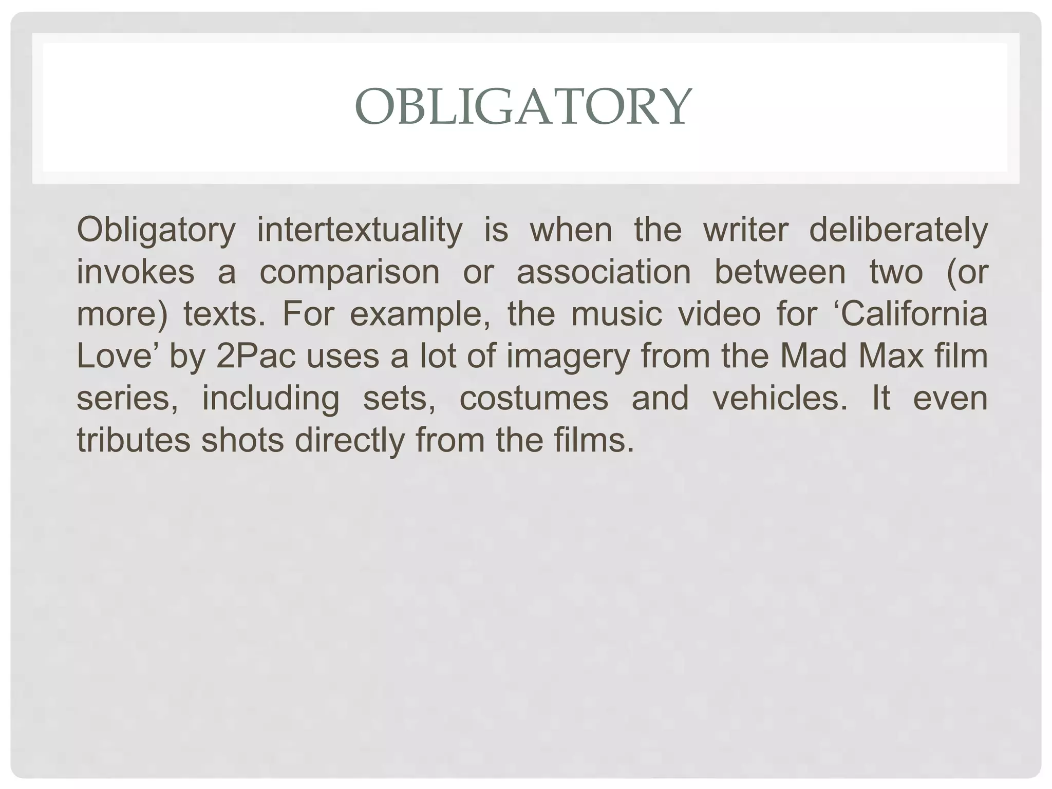 Intertextuality | PPTX