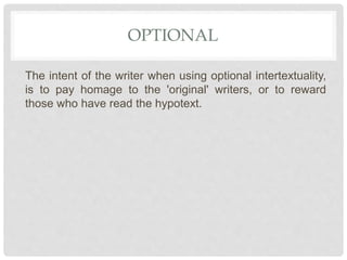 Intertextuality | PPTX