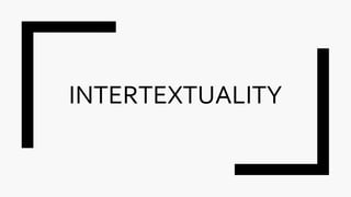 Intertextuality in music videos | PPTX