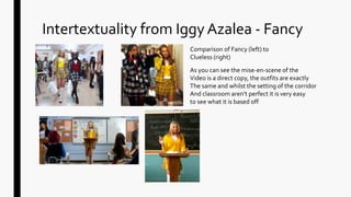 Intertextuality in music videos | PPTX