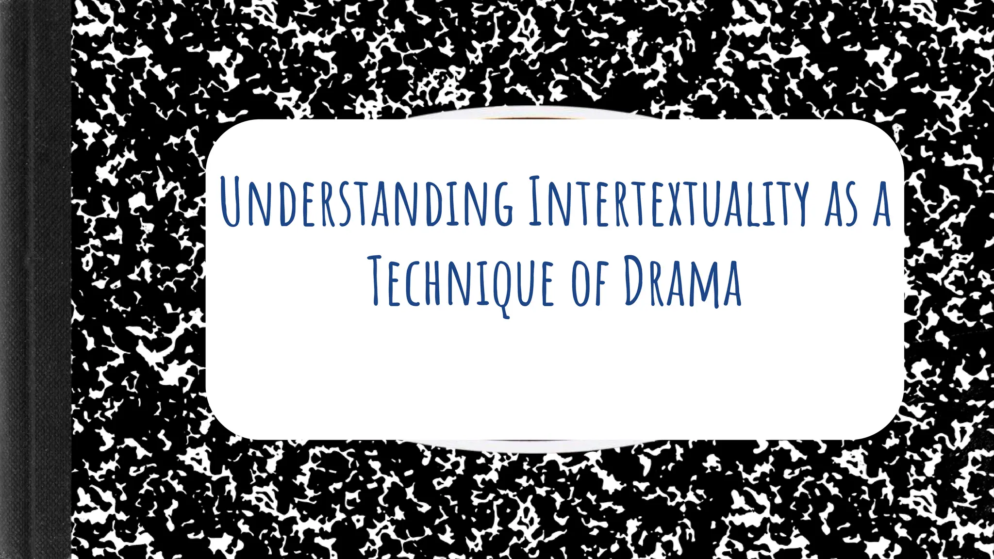 Intertextuality.pptx proposals research | PPTX