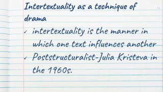 Intertextuality.pptx proposals research | PPTX