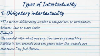 Intertextuality.pptx proposals research | PPTX