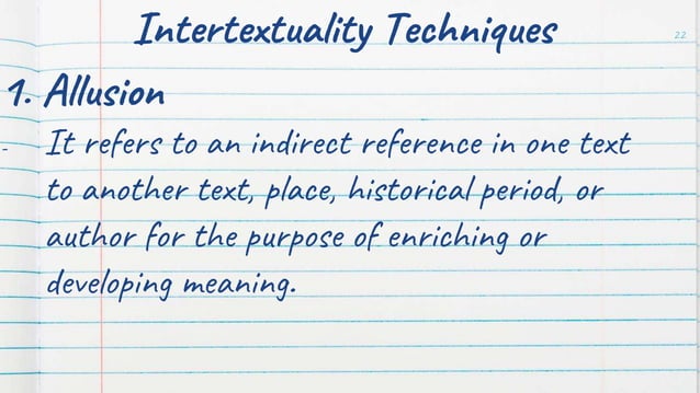 Intertextuality.pptx proposals research | PPTX
