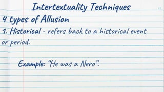 Intertextuality.pptx proposals research | PPTX