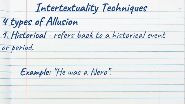 Intertextuality.pptx proposals research | PPTX