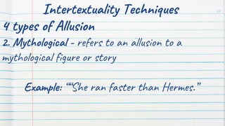 Intertextuality.pptx proposals research | PPTX