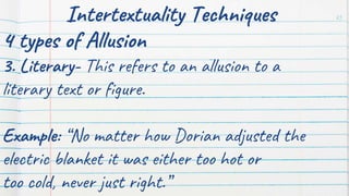 Intertextuality.pptx proposals research | PPTX